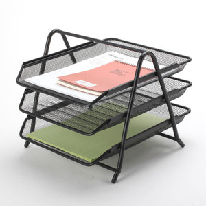 Flipkart.com | Kebica 3 Compartments Metal Mesh Multipurpose Office ...