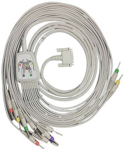 HospiStore 10 Lead Banana Type ECG Patient Cable for BPL 6208 View/Plus ...