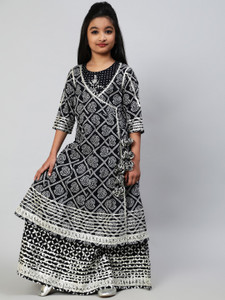 AKS Kids Girls Maxi/Full Length Casual Dress Price in India - Buy AKS ...