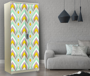 digital print world 213.36 cm Almirah Sticker for Almirah/Wardrobe Self ...