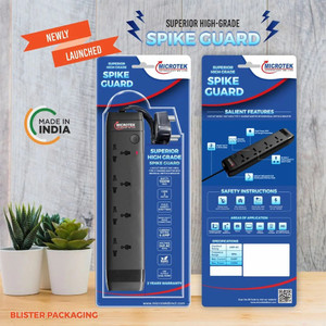 Microtek Superior High Grade Spike Guard 4 Socket Extension Boards ...