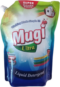 mugi Ultra Liquid Detergent (Inbuilt Fabric Conditioner) Fresh Liquid ...