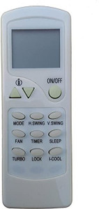 PP REMOTE 7-C FOR SPLIT AC (WITH TURBO & I-COOL LAST BUTTON copmatible ...