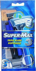 Supermax Triple Blade Razor (Pack of 5) - Price in India, Buy Supermax ...