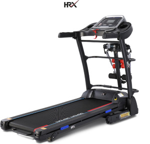 HRX Runner Treadmill with Auto-Incline ,3 HP Peak Treadmill (Max Weight ...
