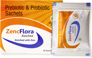 CureZen Pharma ZencFlora: Prebiotic and Probiotic Powder Sachets with ...