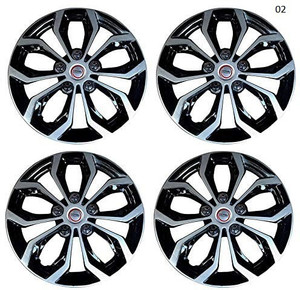 CARIZO 12 Inch Wheel Cover|Wheel Cap|Black & Silver|Compatible with ...