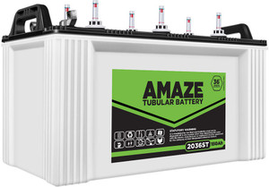 AMAZE 36 Months Warranty Tubular Inverter Battery Price in India - Buy ...