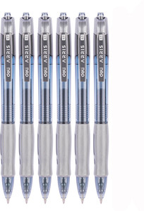 Deli ARRIS Black Gel Pen Set for Student, Office, 6pcs, Ergonomic grip ...