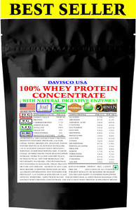 A M NUTRATECH Davisco USA 100% Whey Protein Concentrate with Vanilla ...