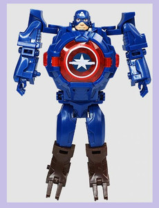 Cabin Hut Unbreak Shield Action Hero Capt. Amrca Robot Toy convert ...