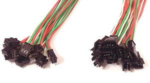 ERHIndia (Set of 10) JST Connector Wire 3 Pin Male and Female Locking ...