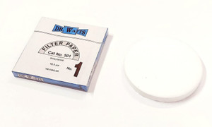 ERHIndia (Pack of 100 Circles) Size 18.5 cm Filter Paper 100 Sheet ...