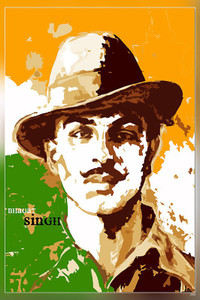 Bhagat Singh Long Live Revolution.. Matte Finish Poster Paper Print ...