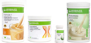 Herbalife Nutrition Formula 1 Shake Orange Flavor+Protein Powder+Aloe ...