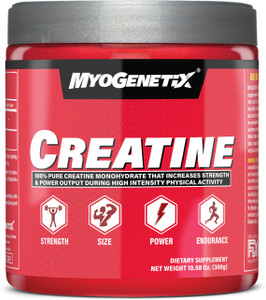 Myogenetix CREATINE 10.58 Oz. (300g) ~ 100 Servings Creatine Price in ...