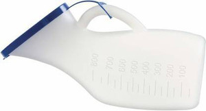 Medice Portable and Safe Medical Grade Plastic Urine pot with cap for ...