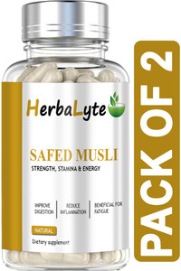 HERBALYTE Safed Musli, safed musli capsule, testosterone booster for ...