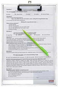 Flipkart.com | Kebica Transparent Plastic Clipboard Exam Pad 9 x 13 ...