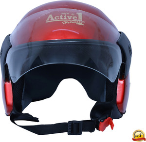Active CHHOTI CUT HELMET SUPER AERONAUTICS Motorbike Helmet - Buy ...