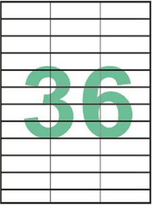 DESMAT A4 sheet 36 label and sticker Self-Adhesive Paper Label Price in ...