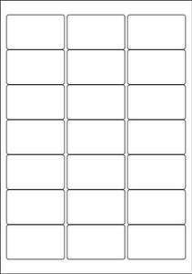 DESMAT A4 sheet 21 label and sticker Self-adhesive Paper Label Price in ...