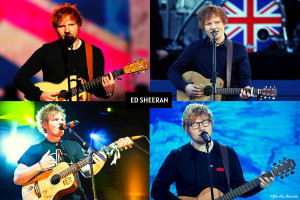 Ed Sheeran English Singer-Songwriter Collage Poster 11 (18inchx12inch ...