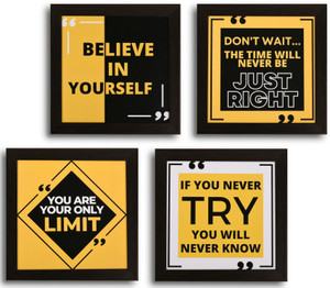 Positive Quotes Frames for Study Room, Office Decoration Items, Frame ...