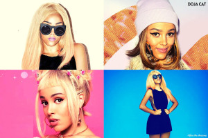 Doja Cat American Rapper Collage Poster 03 (18inchx12inch) Photographic ...