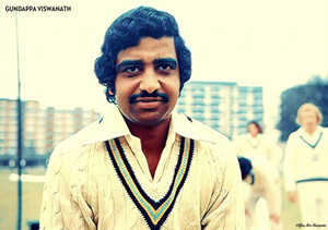Gundappa Vishwanath Indian Cricket Player Art Effect Poster 03 ...