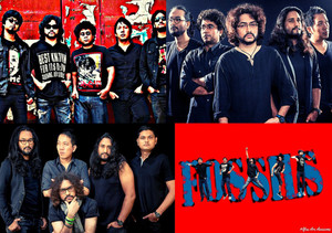 Fossils Music Band Collage Poster 01 (18inchx12inch) Photographic Paper ...