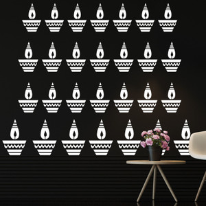 ARandNJ Painting Wall Stencils (Pack of 1, Size:- 13X13 Inch ...