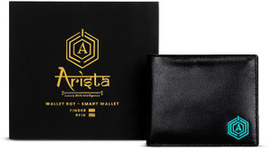Arista Vault Men Casual Black Genuine Leather Wallet Black - Price in ...