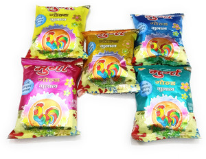 HE Products Murga Gold Gulal 100gm Holi Color Powder Pack of 10 Price ...