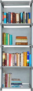 Decent Hut Bookshelf| Storage Shelve for Books Storage Organizer Metal ...