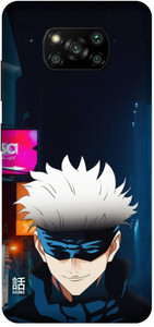 Vinsmoke Back Cover for Poco X3 Pro Gojo, Jujustu Kaisen, Anime, Gojo ...