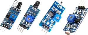 ZARC INDUSTRIES Four in1 Sensor Kit IR proximity. IR Flame. LDR ...