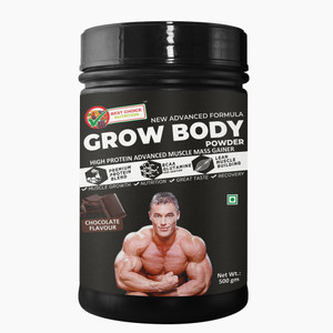 BEST CHOICE NUTRITION GROW BODY Whey Protein FOR WEIGHT GAIN Whey ...