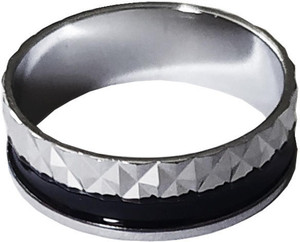 INFINITY Black Titanium Thumb Ring for unisex Steel Ring Price in India ...