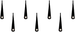 Comet Busters Black Long Tilak Bindi for Women With Single Stone (20mm ...