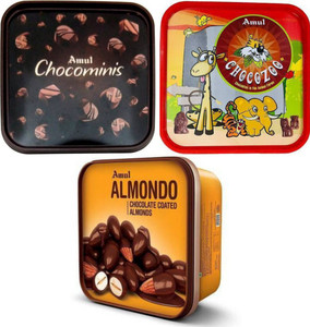 Amul CHOCOMINI+CHOZOO+ALDMONDS (COMBO PACK OF _3) Truffles Price in ...