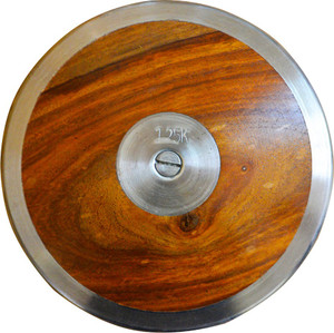 COUGAR Discus Throw 1.25Kg , Disc Throw, Practice Wooden Discuss With ...