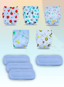 Dextro baby cloth diapers washable with pad, cloth diapers boy girl ...