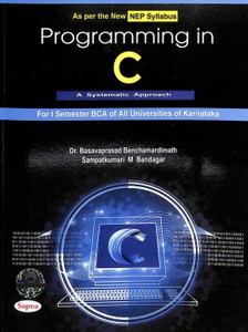 Programming In C For 1 Sem BCA : NEP: Buy Programming In C For 1 Sem ...