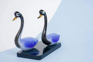 Tailos Beautiful Pair of Kissing Duck Batakh Indian WaterBird ...