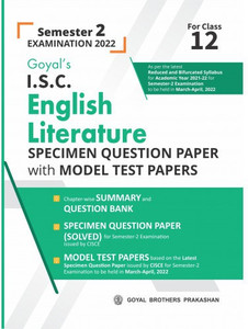 ISC English Literature Class 12 Question Bank with Model Test Papers ...