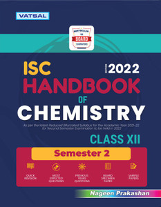 Vatsal ISC Handbook Chemistry Class-12th (Term 2): Buy Vatsal ISC ...