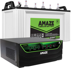 AMAZE 36 Months Warranty Tubular Inverter Battery Price in India - Buy ...