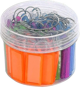 MOREL ASSORTED COLOR KEY AND TAG LABEL KEYCHAIN, PACK OF 50 Key Chain ...