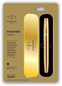 LUXOR Parker Frontier Gold With Gold Trim Fountain Pen - Buy LUXOR ...